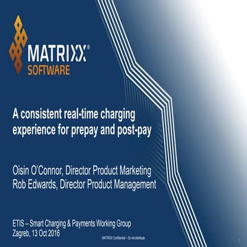 MATRIXX Software etis presentation | PDF