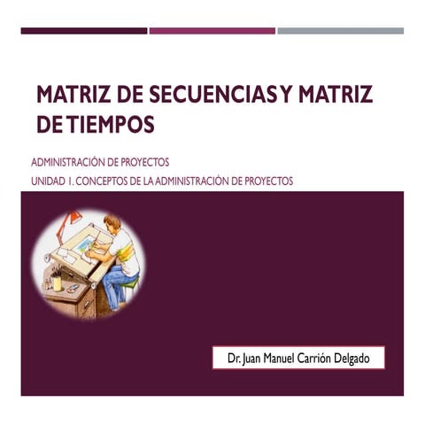 Matriz de secuencias y matriz de tiempos. v2 | PDF