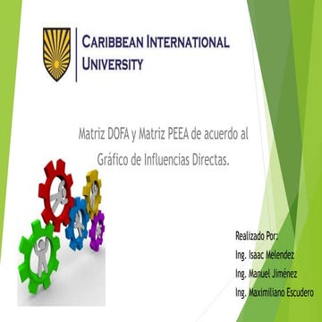 MATRIZ DOFA | PPTX