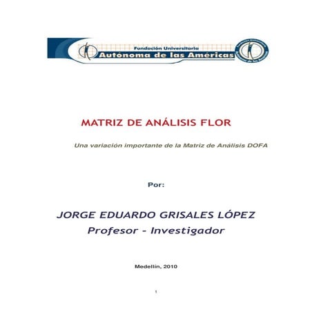 Matriz flor | PDF