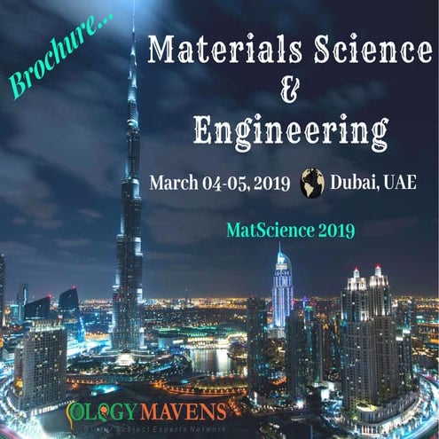 Mat science 2019 | PDF | Science