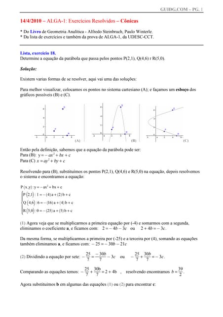 Mat Utfrs 10 Produtos Notaveis E Fatoracao Exercicios