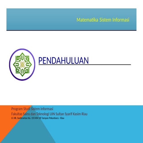 MATSI-Pertemuan-1-Pendahuluan.adadadapptx | PPT