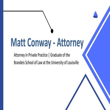 Matt Conway - Attorney - A Persuasive Representative - Kentucky.pdf