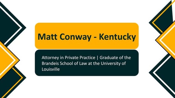 Matt Conway - Attorney - A Charismatic Mentor - Kentucky.pdf