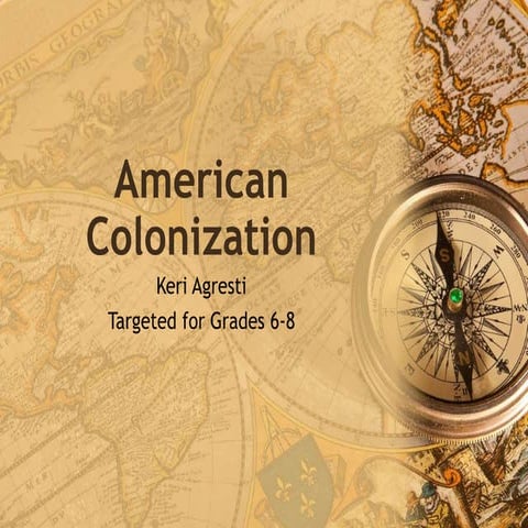 American Colonization - 6-8 grade | POTX