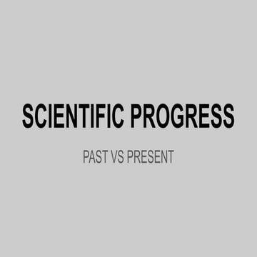 SCIENTIFIC PROGRESS | PDF