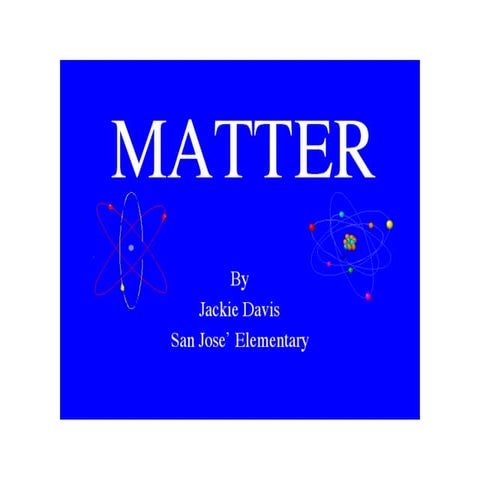 Matter | PPT