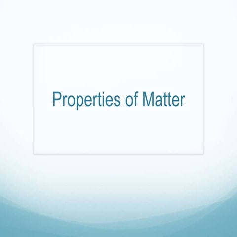 Matter Review Concepts | PPTX