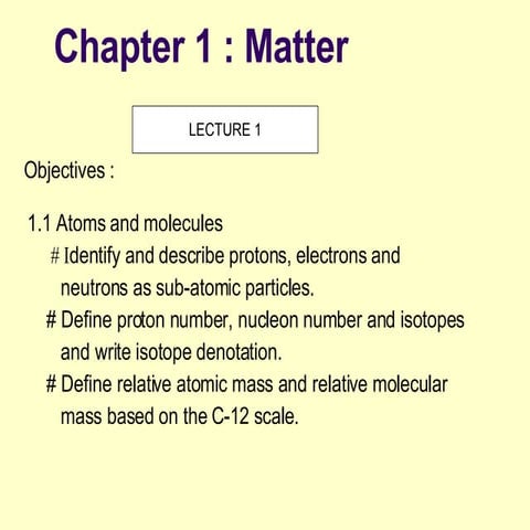 Matter1 | PPT