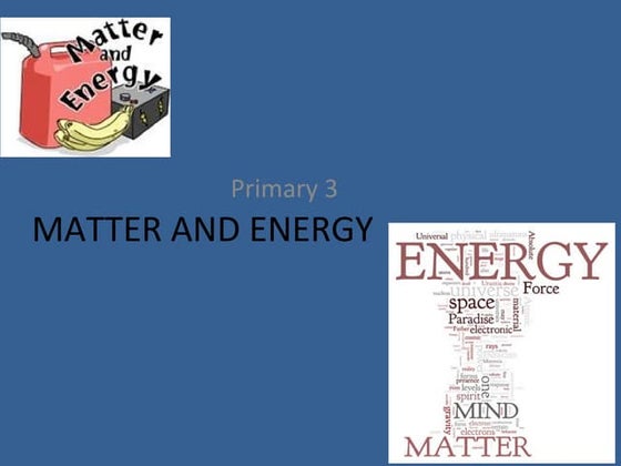 Energy natural science 4th of primary | PPT