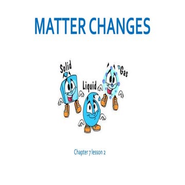 Matter changes wiki | PPT