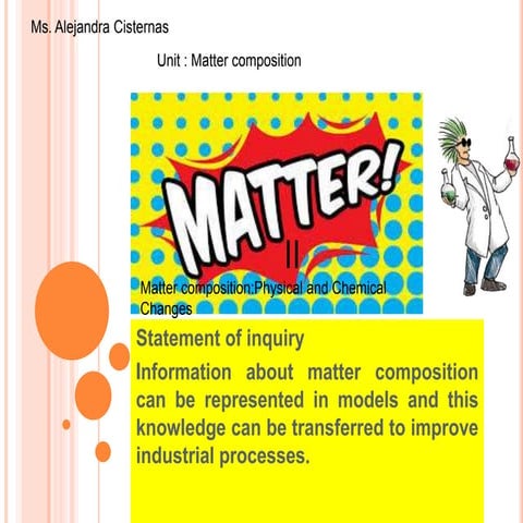Matter ii 7th grade | PPT