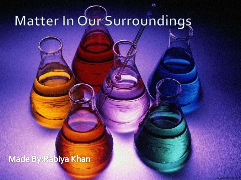 Matter in our surroundings-Class 9