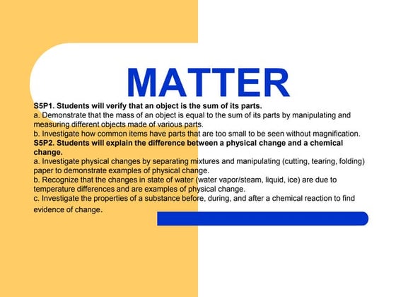 Grade 6 states of matter | ODP