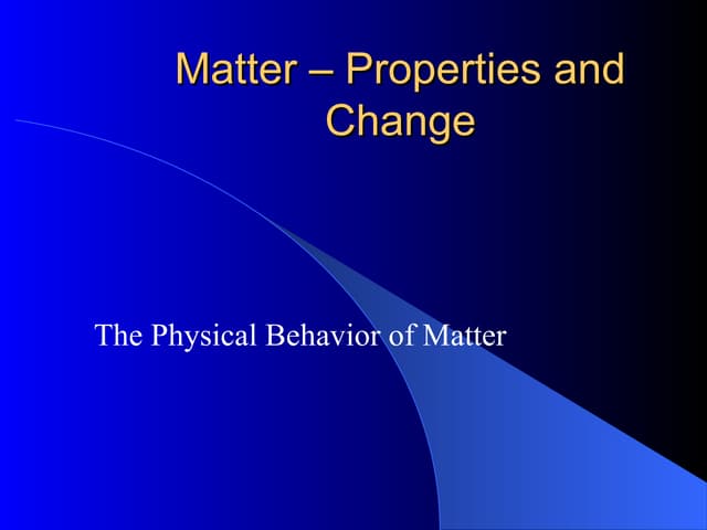 Particle Nature of Matter and their different relation | DOCX
