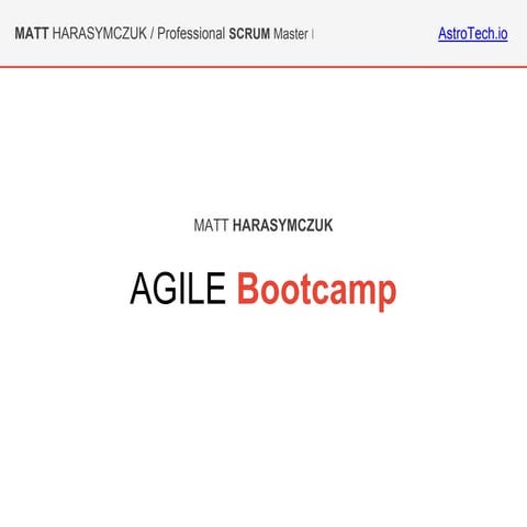 Scrum Training Course Ppt