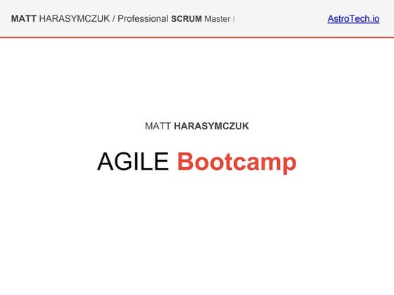 Scrum master profile | PDF