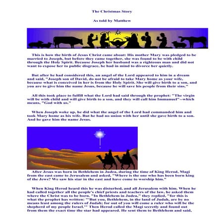 The birth of jesus | PPTX