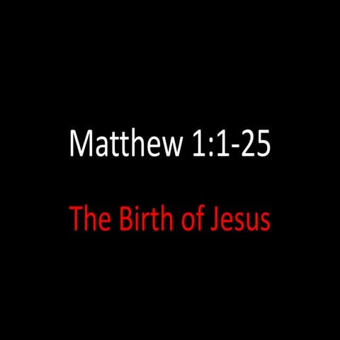 Matthew 1 | PPT