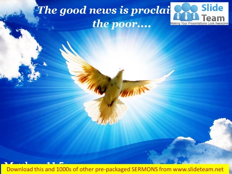 Matthew 11 5 The Good News Is Proclaimed Power Point Church Sermon matthew-11-5-the-good-news-is-proclaimed-power-point-church-sermon