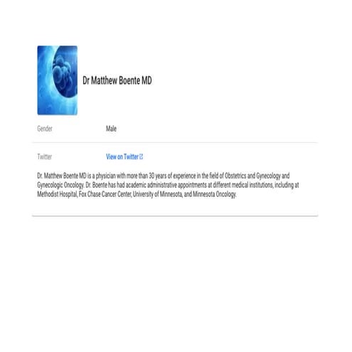 Dr Matthew Boente MD | PDF
