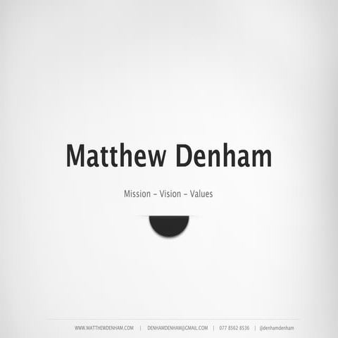 Matthew denham | PPT