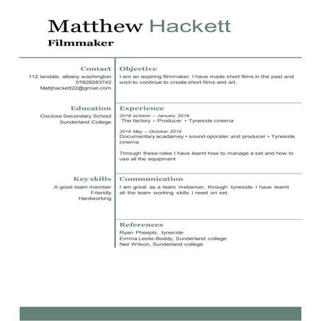 Contributor release form | DOCX