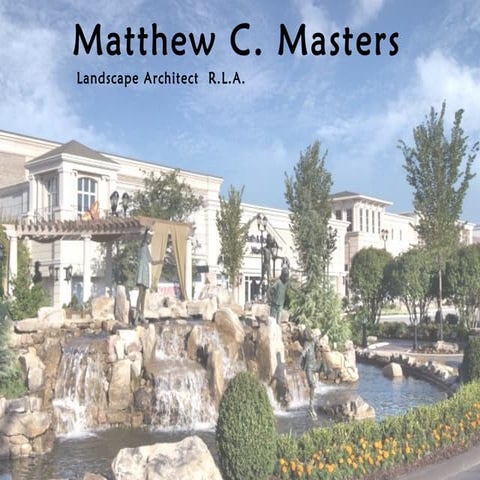 Matthew masters portfolio december 30 2013 full | PPT | Malls & Shopping Centers | Attractions