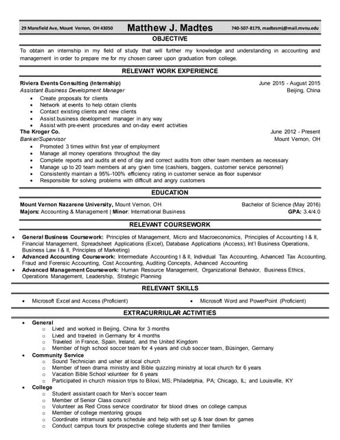 Resume of Joseph Lustig | PDF