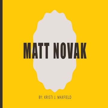 Matt novak author study | PPT