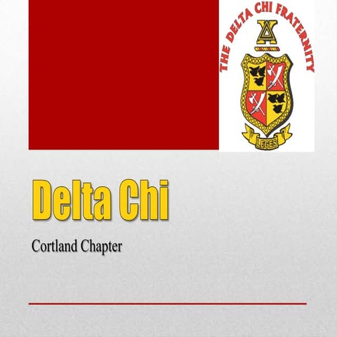 Delta Chi Cortland PPT | PPTX
