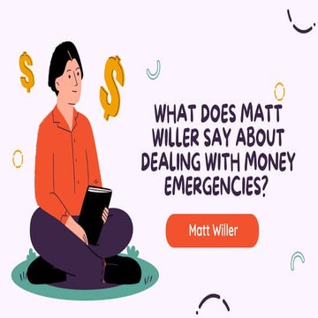 Matt Willer's Guide to Managing Unexpected Expenses | PDF