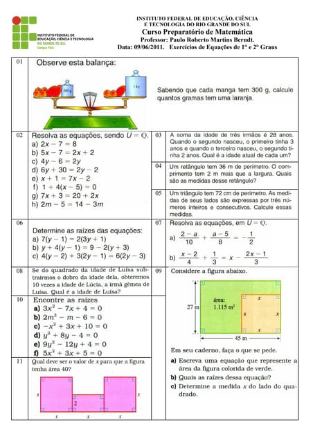 Mat Utfrs 10 Produtos Notaveis E Fatoracao Exercicios
