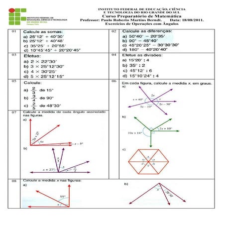 Mat Utfrs 10 Produtos Notaveis E Fatoracao Exercicios