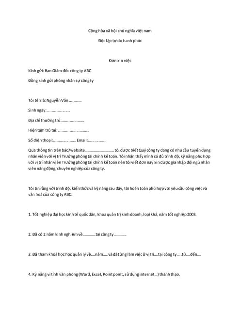 Mau don-xin-viec-ke-toan-kho | PDF