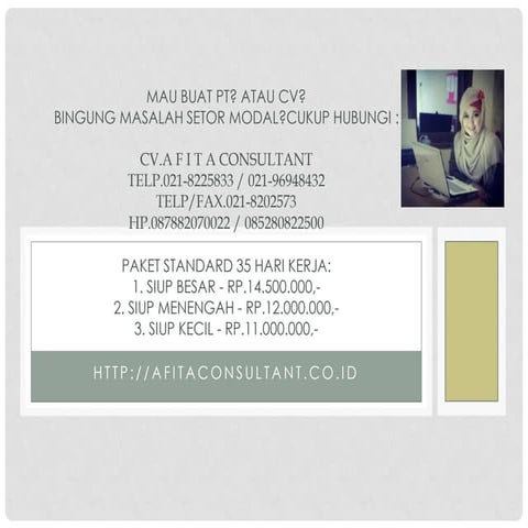 PENDIRIAN PT | PPT