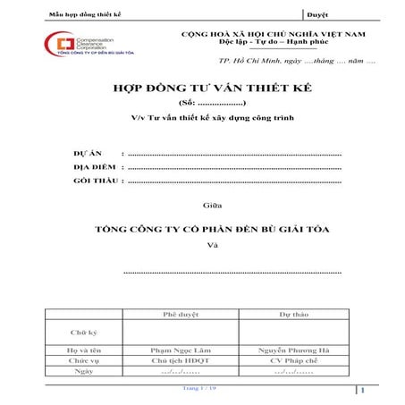 Mau hop dong thiet ke | PDF