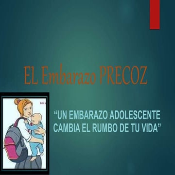 El embarazo precoz | PPTX