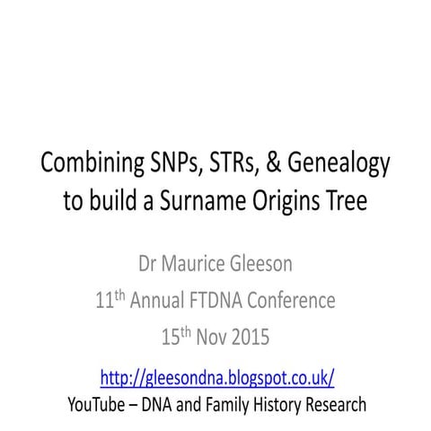 Building a Mutation History Tree | PPTX