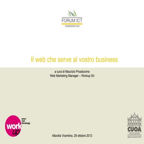Il web che serve al vostro business | PPT
