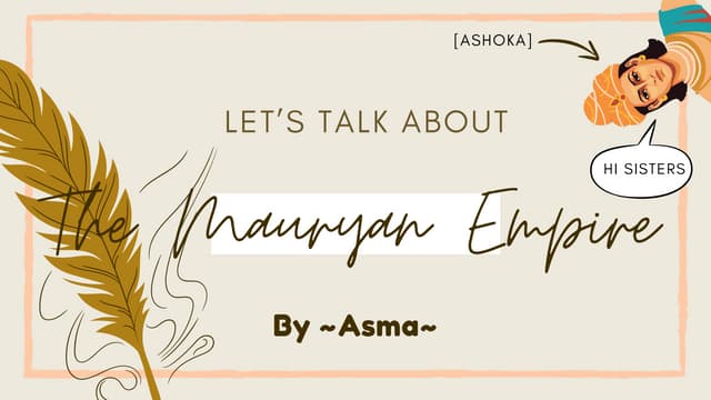 The Mauryan Empire | PPTX