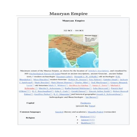 Maurya empire | PPTX