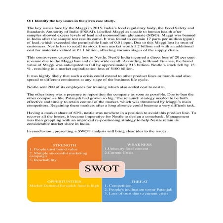 Maggie case study solution | PDF