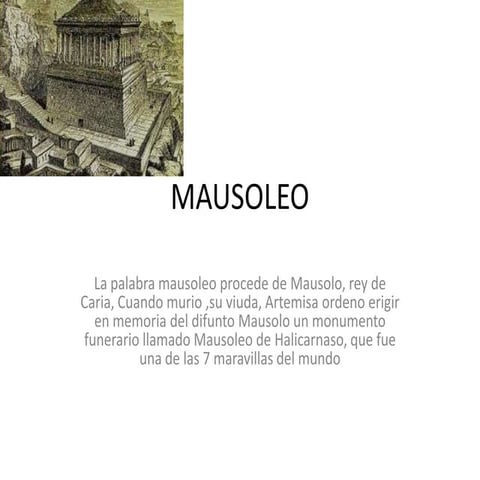 Mausoleo | PPTX
