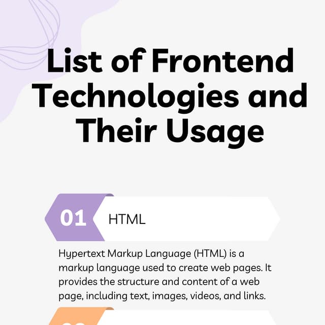 Introduction to Frontend Technologies | PDF Introduction to Frontend Technologies | PDF
