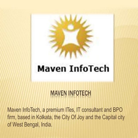 Maven infotech | PPT