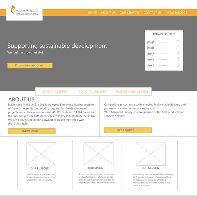 Mawared energy website_wireframe | PDF