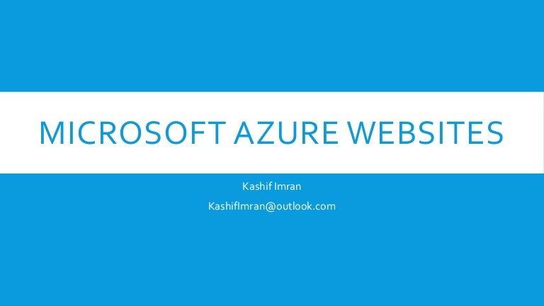 Azure Websites
