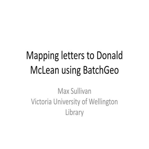 McLean-letters | PPTX